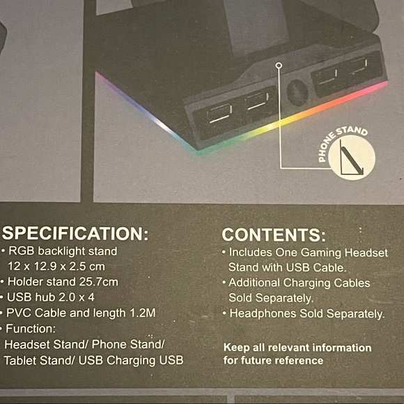 Universal | Computers, Laptops & Parts | Bugha Led Gaming Headset Stand ...